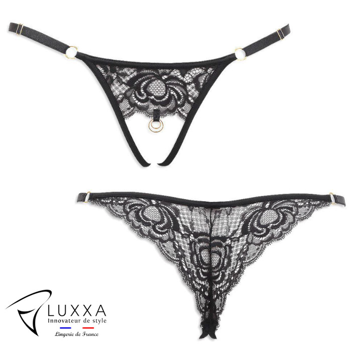 【楽天市場】LUXXA（ルクサ） シークレット・オープン・タンガ 【SECRET Open Tanga】｜フランス製 タンガ レース ...