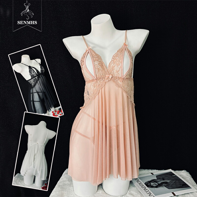 【楽天市場】【楽天スーパーSALE】 SENMHS コスプレセクシー 下着 かわいい スケスケ アダルト下着 透け透 ランジェリー ベビードール キャミソール コスチューム ドレス レディース ...