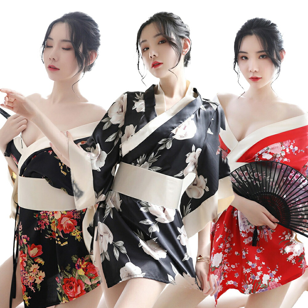 【楽天市場】【楽天スーパーSALE】SENMHS浴衣 セクシー コスプレ 花魁 和服 着物 ランジェリー 衣装 女性 和風 和装 コスチューム ベビドール 前開き 花魁 衣装 パジャマ 寝間着 ...