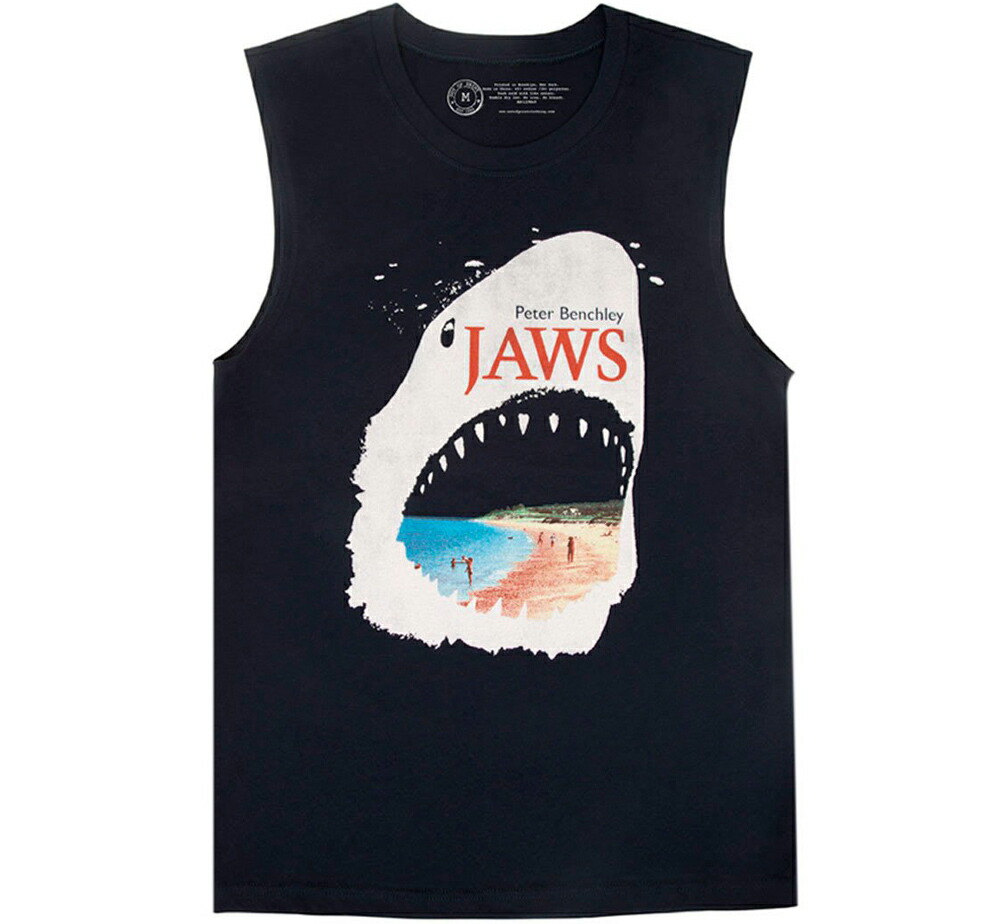 【楽天市場】[Out of Print] Peter Benchley / Jaws Tank Top (Midnight Navy ...