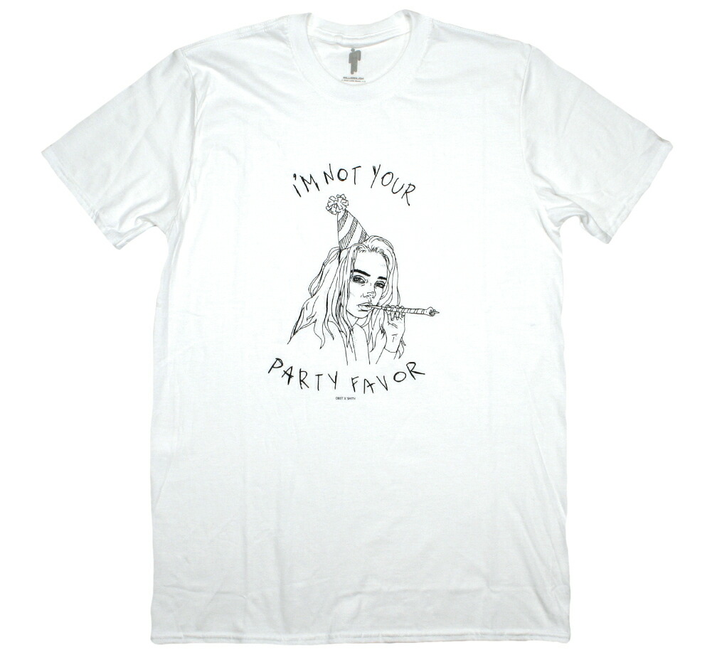 【楽天市場】Billie Eilish / Party Favor Tee (White) - ビリー・アイリッシュ Tシャツ：Lury