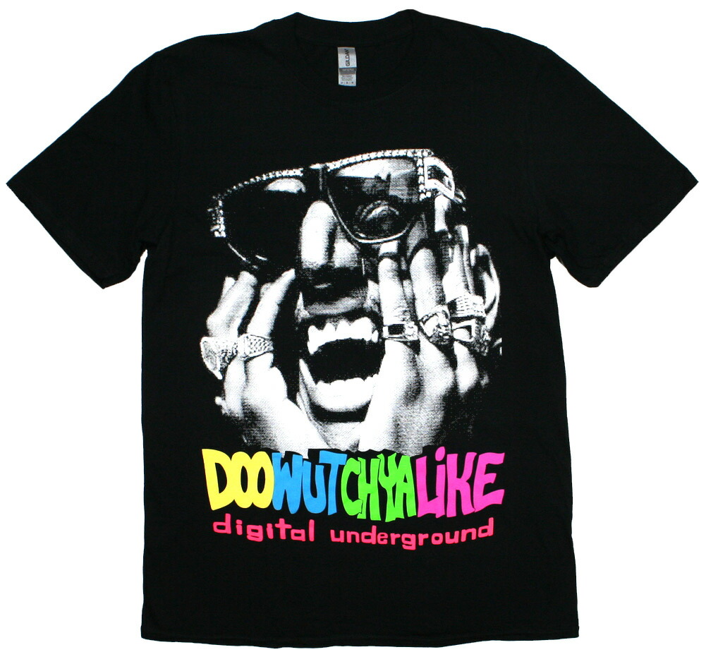 【楽天市場】Digital Underground / Doowutchyalike Tee (Black) - デジタル・アンダーグラウンド ...