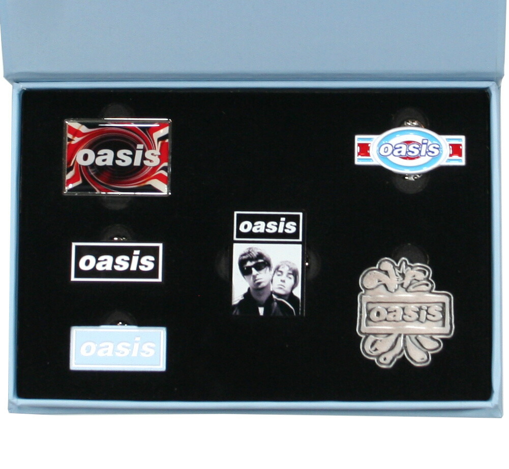 【楽天市場】Oasis / Collectable Pin Badge Set - オアシス ピンバッジ セット：Lury
