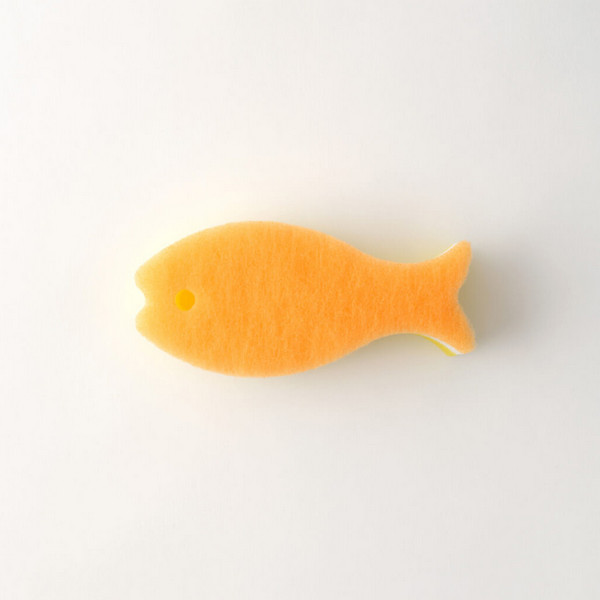 【楽天市場】マーナ おさかなスポンジ イエロー K170[MARNA/キッチン]：Lush Life