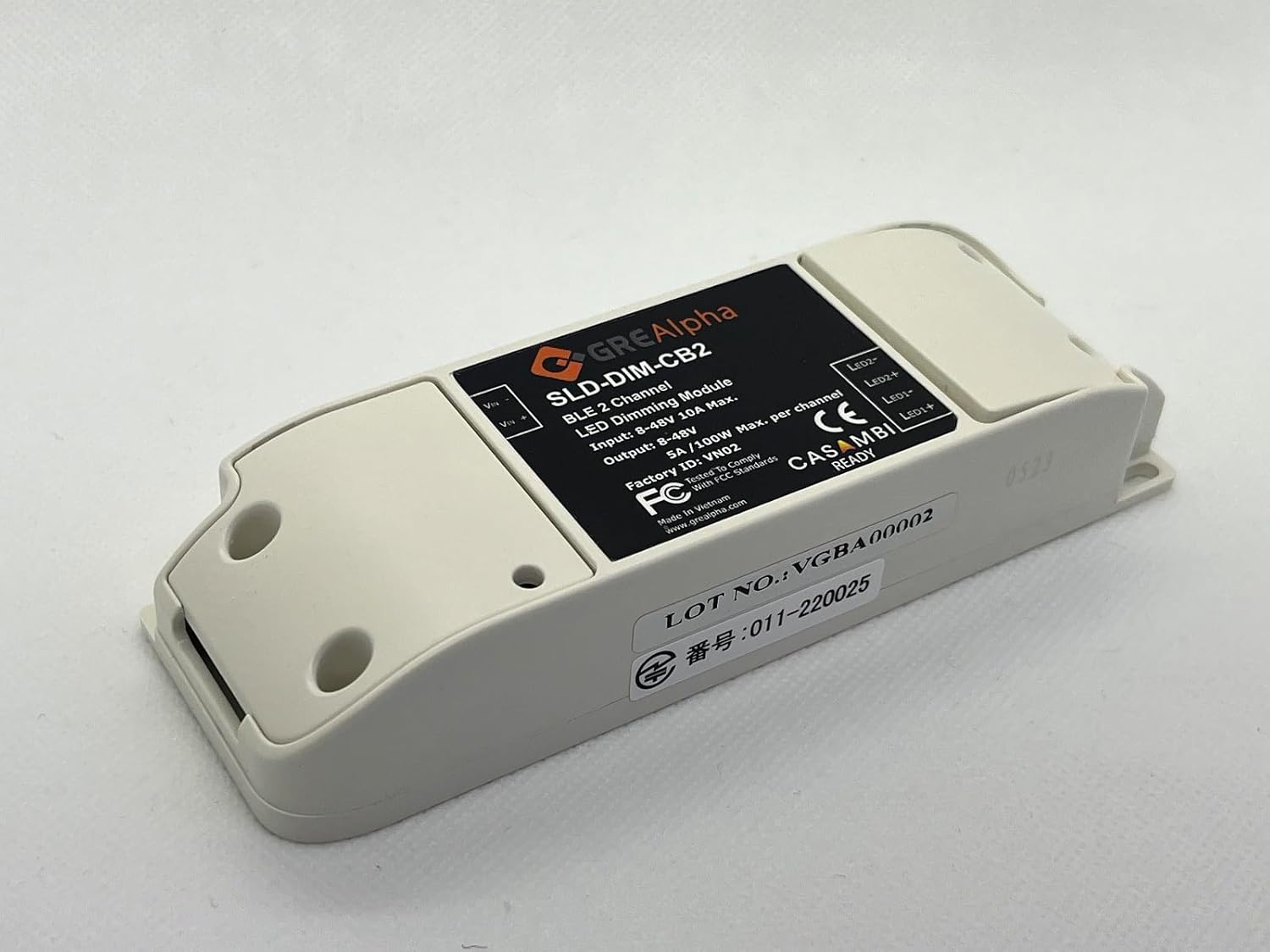 【楽天市場】Casambi調光モジュール SLD-DIM-CB2 2ch カサンビ調光 LED調光 Casambiアプリ対応 GRE ...