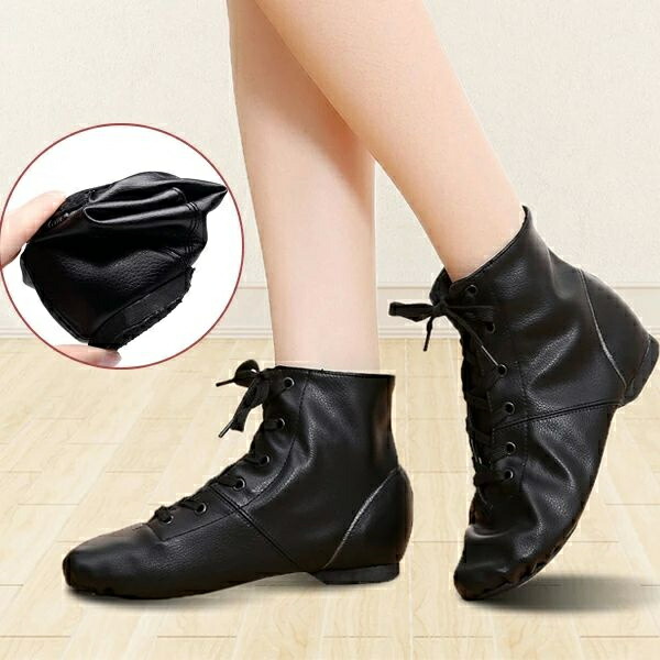 【楽天市場】ジャズシューズ ジャズブーツ ジャズダンス シューズ レディース メンズ ジャズシューズ ダンスシューズ 練習用 PU モダン ...