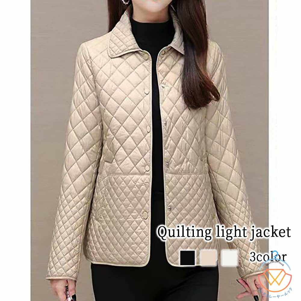 【楽天市場】ブルゾン レディース キルティングライトジャケット ブランド マウンテン 冬 人気 防寒 秋 スタジャン 大きいサイズ かっこいい ...