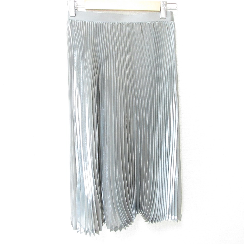 【楽天市場】【中古】未使用 AKIRA NAKA アキラナカ SIW PLEATS SK ミモレ丈 プリーツスカート AP2035 1 グレー ...