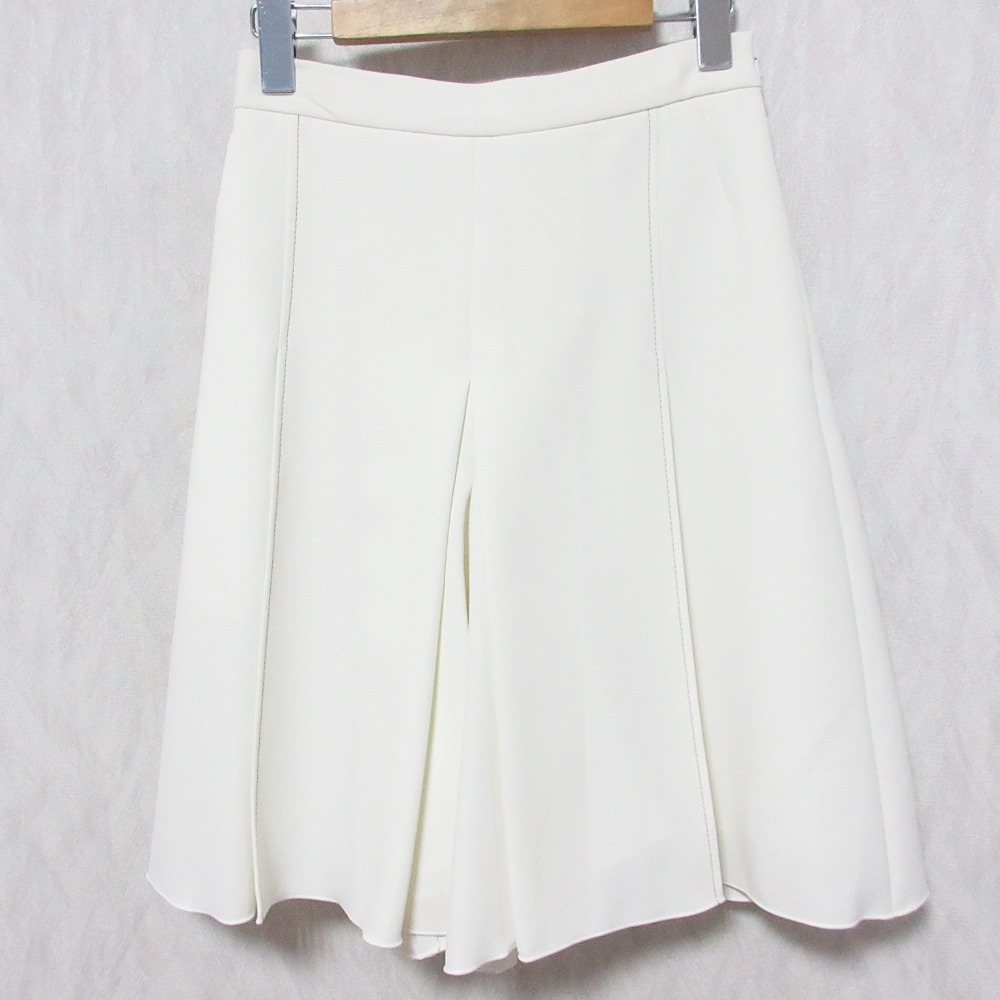 【楽天市場】【中古】 美品 Rene ルネ ボックスプリーツ キュロットスカート 6915030 34 ホワイト レディース Luxs ブランド古着のリュクス：Luxs（ブランド古着のリュクス）