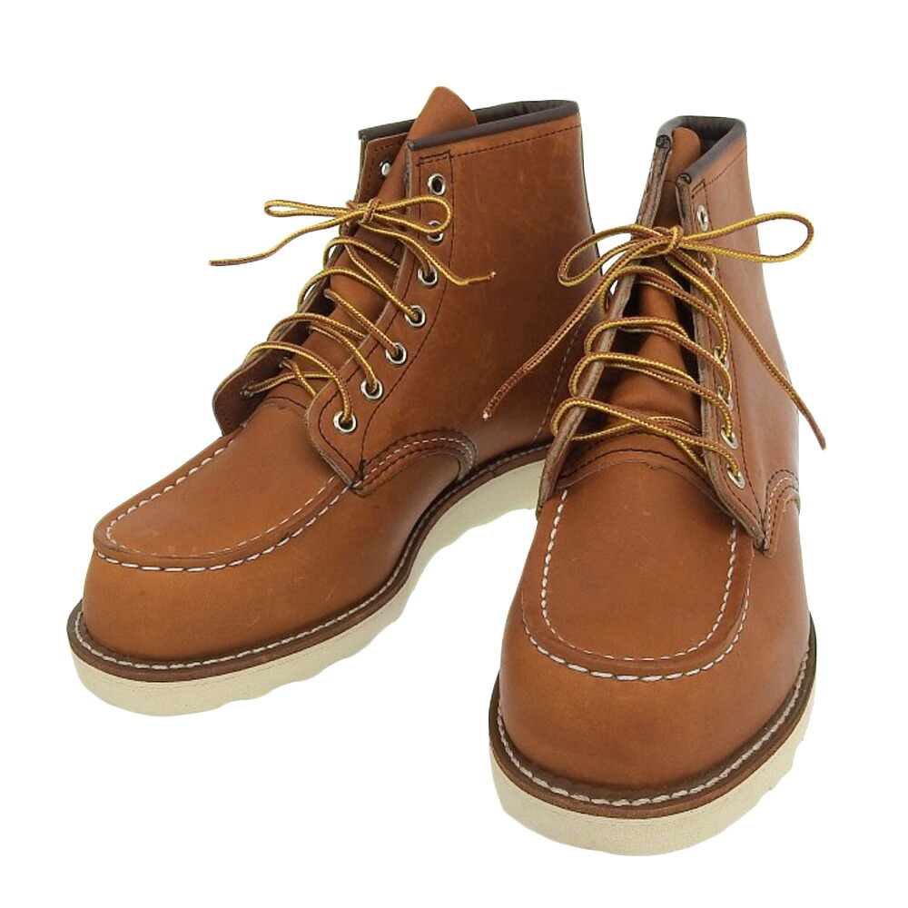 【楽天市場】【中古】未使用 Red Wing レッドウィング 875 6inch Classic Moc アイリッシュセッター ワークブーツ サイズ7 1/2E 25.5cm ブラウン メンズ ...