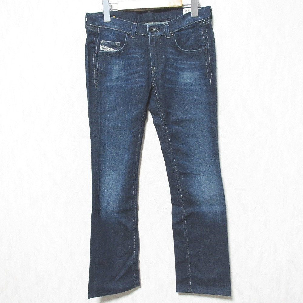 【楽天市場】【中古】美品 DIESEL ディーゼル DOOZY ストレッチ ブーツカット デニムパンツ ジーンズ 27 インディゴ レディース ...