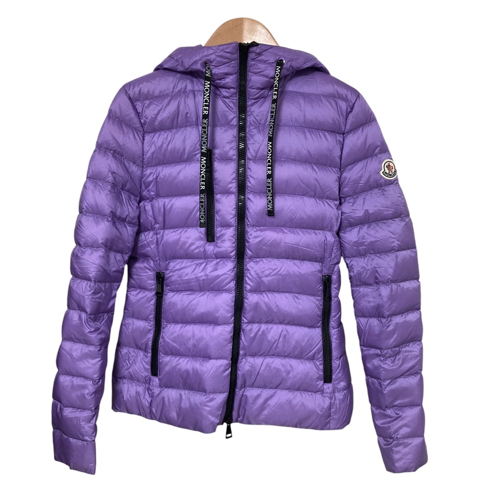 【楽天市場】【中古】美品 MONCLER モンクレール SEOUL ダウンジャケット E10934538199 1サイズ パープル レディース ...