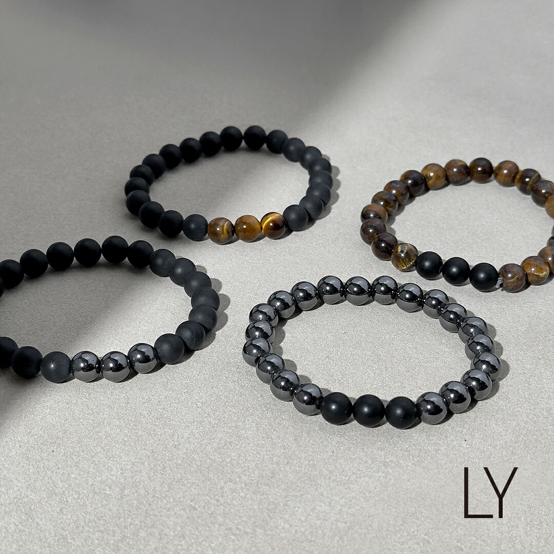 【楽天市場】LY/エルワイ ブレスレット メンズ 天然石 パワーストーン ビーズ シンプル ステンレス アクセサリー：LY（エルワイ）