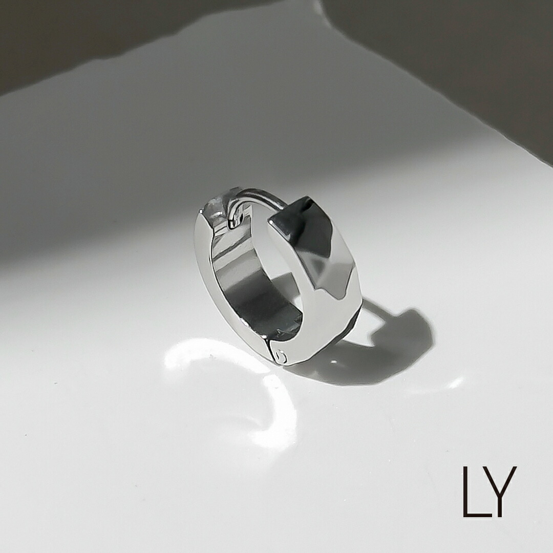 【楽天市場】LY/エルワイ ピアス メンズ フープピアス リングピアス 輪っか カット シンプル / (片耳用)：LY（エルワイ）