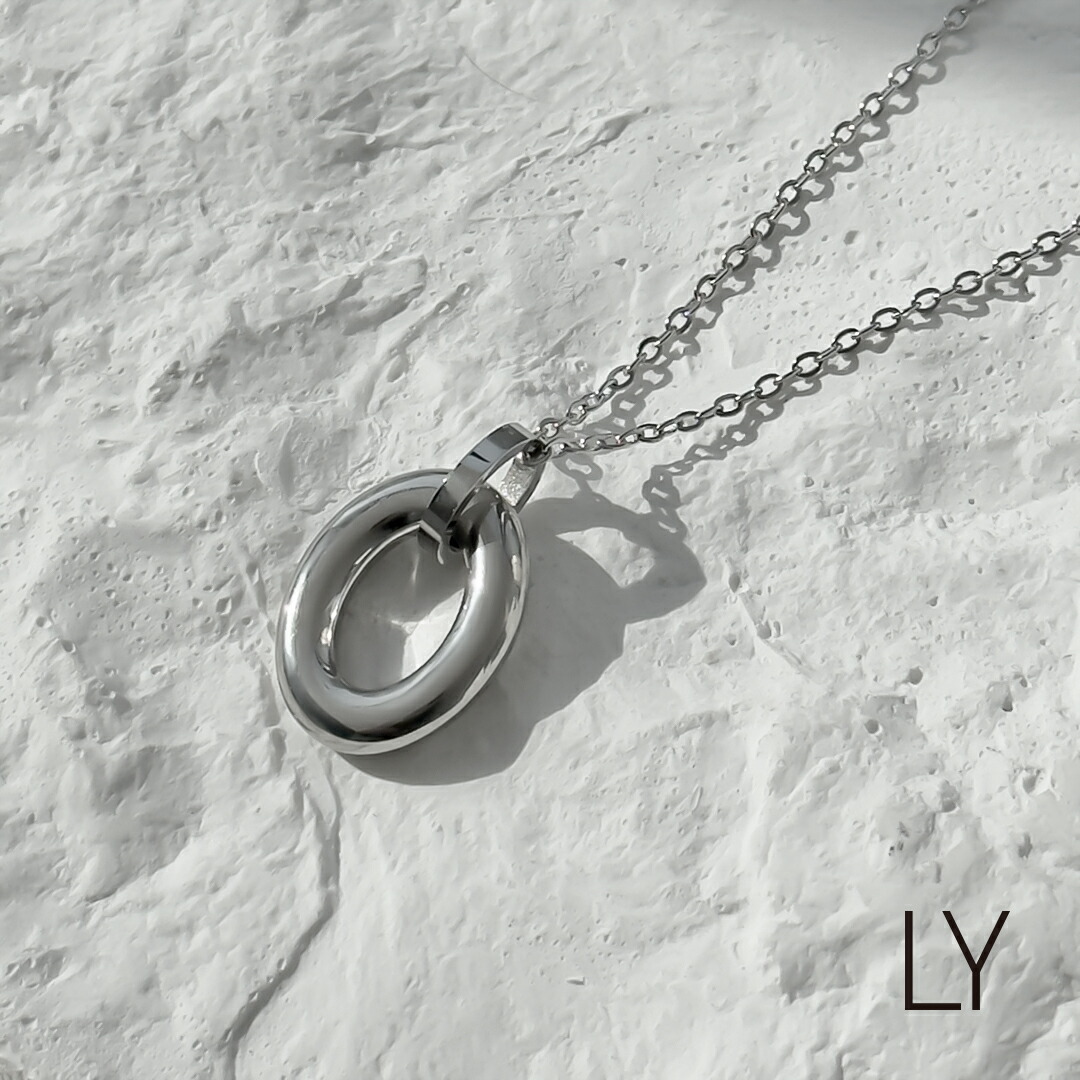 【楽天市場】LY/エルワイ ネックレス ペンダント メンズ 楕円 サークル 丸 円 シンプル ステンレス アクセサリー：LY（エルワイ）