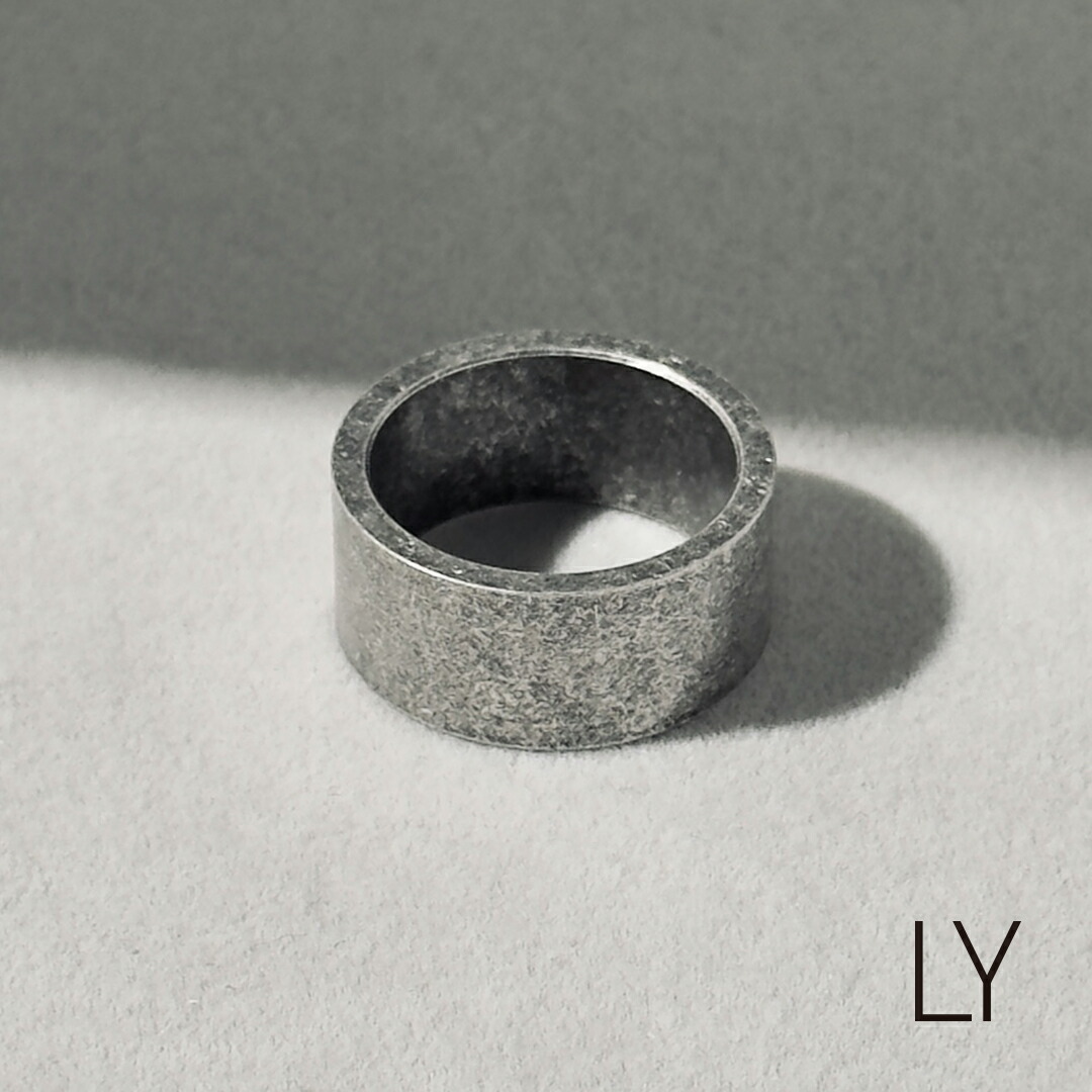 【楽天市場】10%OFFクーポン配布 LY/エルワイ リング 指輪 メンズ 平打ちリング ヴィンテージ加工 ビンテージ加工 シンプル：LY（エルワイ）
