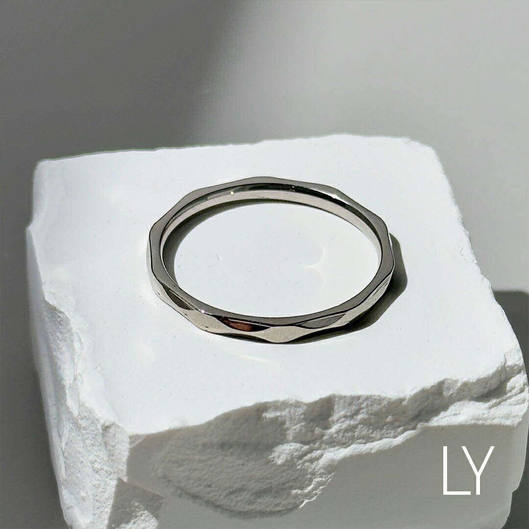 【楽天市場】LY/エルワイ リング 指輪 メンズ レディース ユニセックス カット シンプル ステンレス アクセサリー：LY（エルワイ）