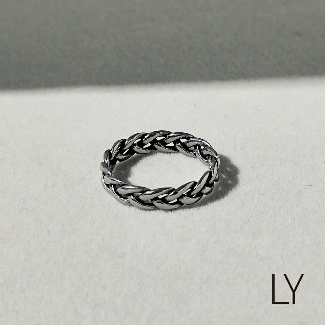 【楽天市場】LY/エルワイ リング 指輪 メンズ レディース ユニセックス 編み込み シンプル ステンレス アクセサリー：LY（エルワイ）