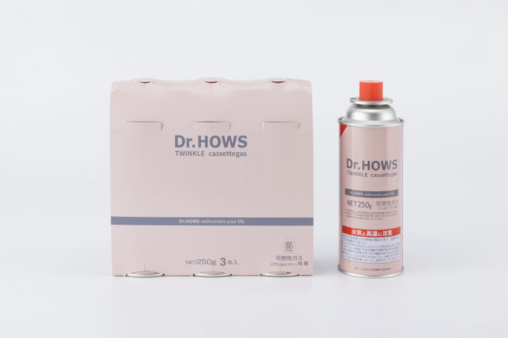 【楽天市場】レビュー特典あり カセットボンベ ガスボンベ TTS Dr.HOWSE 専用 250g 3本 セット：Lykke Hygge