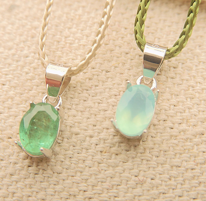 【楽天市場】エメ追加【訳ありサービス付き 】高品質天然石 オーバルファセット 6×4mm SVペンダント【別途でSVリング加工】エメラルド タンザナイト ピンクトルマリン インペリアルトパーズ ...