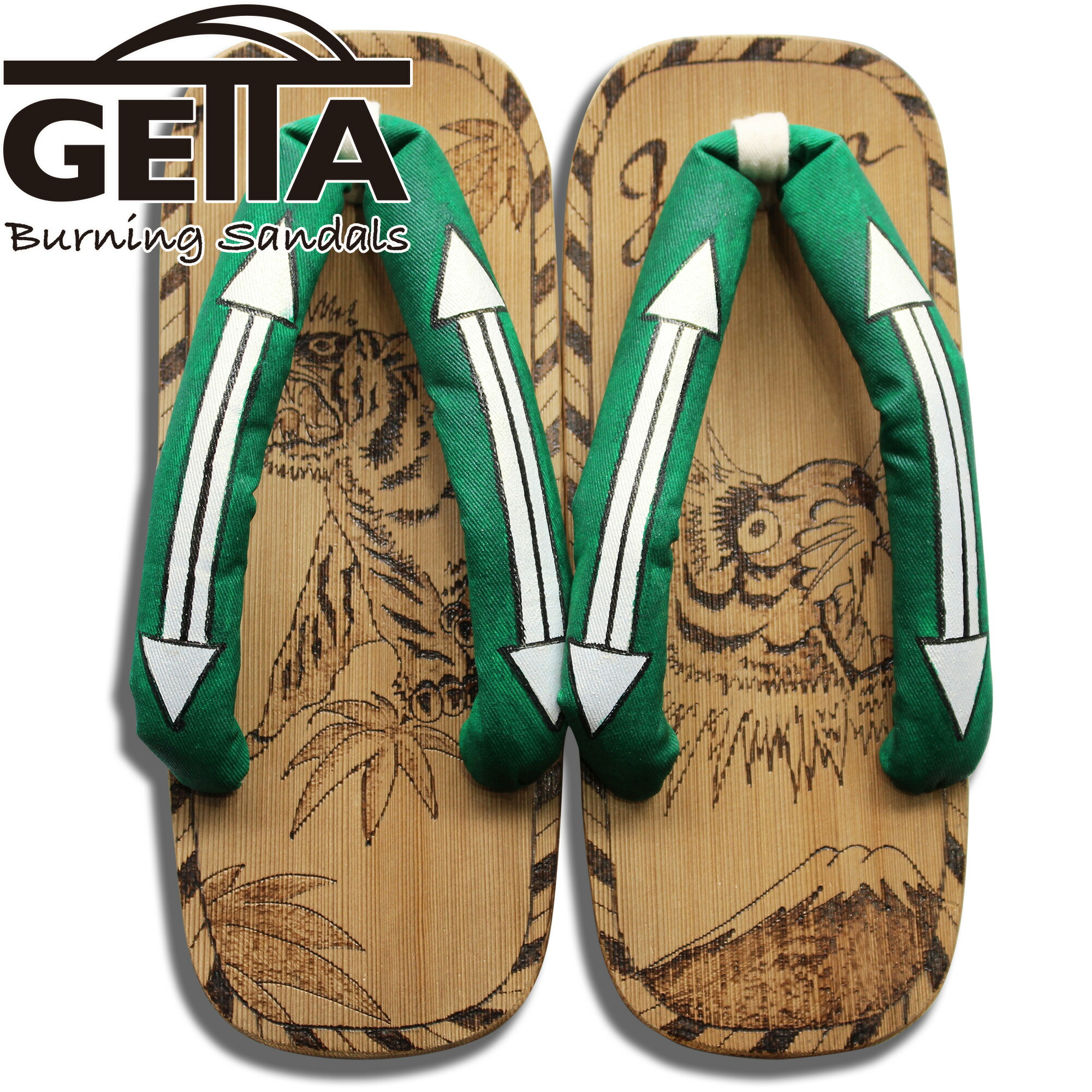 【楽天市場】[2025SS新作!]GETTA BURNING SANDALS（ゲッタバーニングサンダルス）SUKA-GETA SANDAL ...