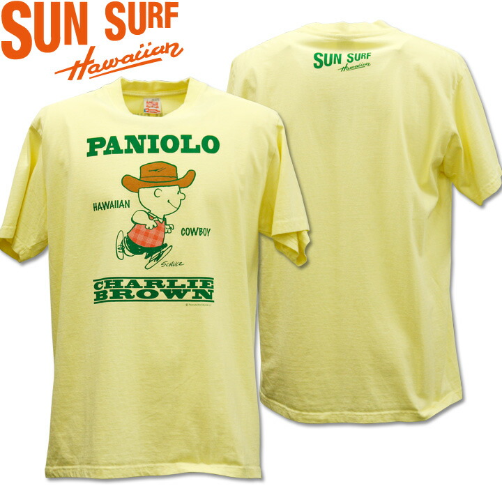 楽天市場】サンサーフ SUN SURF 半袖 プリント Tシャツ SNOOPY PEANUTS