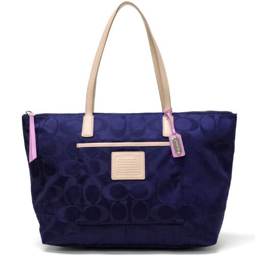【楽天市場】 コーチ／COACHレガシー ウィークエンド シグネチャー ナイロン EW ジップ トートバッグアウトレット F24862SV ...
