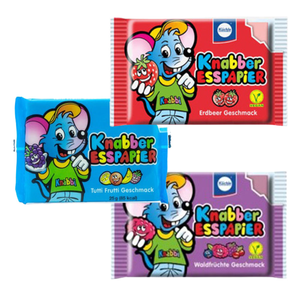 【楽天市場】Knabber ESSPAPiER 食べる色紙お菓子 25g×1袋 クナバー エスパピアー お菓子 ASMR YouTube 話題 Tiktok モッパン：Macaron