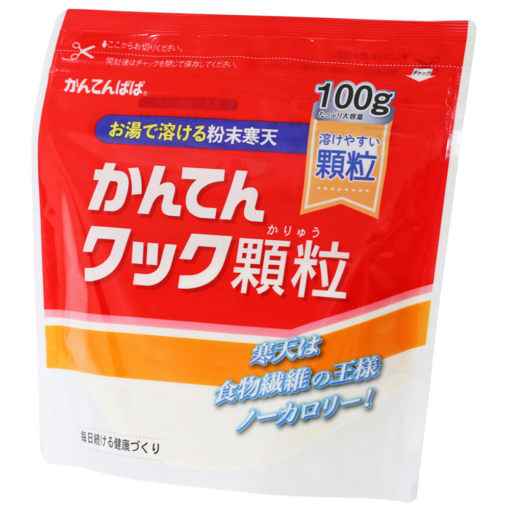 【楽天市場】かんてんぱぱ かんてんクック 顆粒 100g×1袋 伊那食品 長野 寒天 寒天寄せ かんてん 電子レンジ対応 調理用 顆粒タイプ