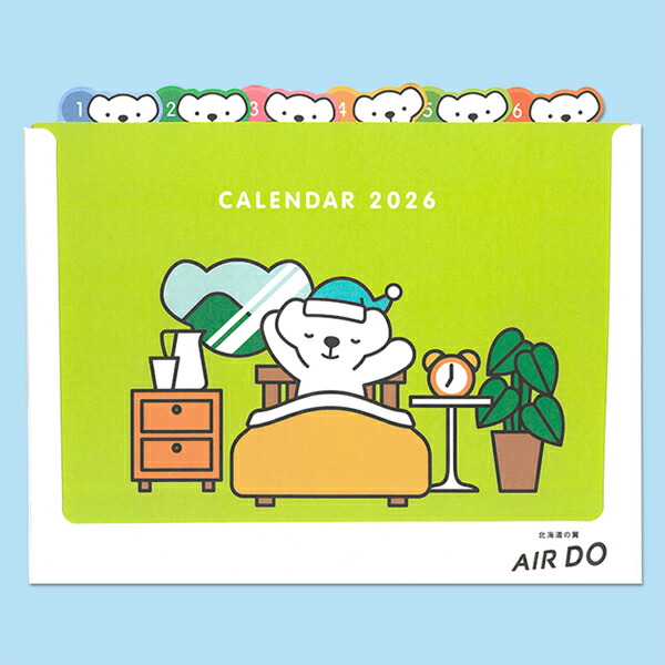 【楽天市場】在庫あり[メール便OK]【新品】2026年版 AIRDOオリジナル 卓上カレンダー：浅草マッハ！！