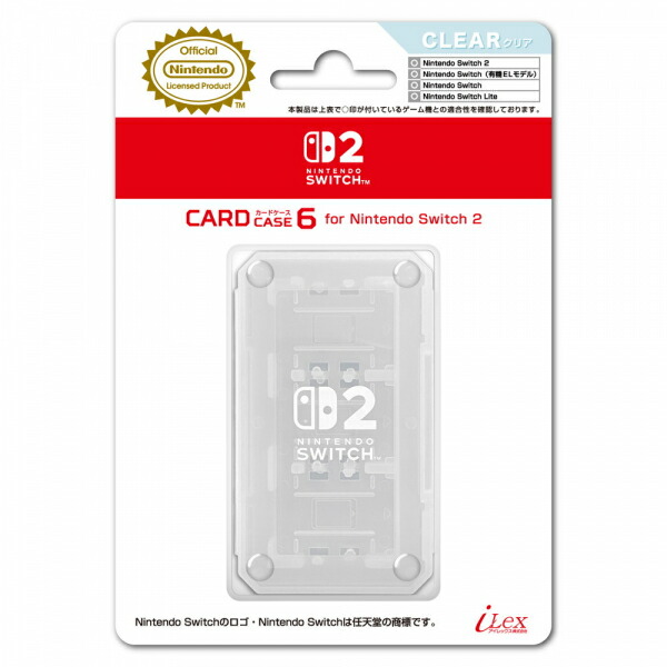 【楽天市場】【新品】【NS2H】カードケース6 for Nintendo Switch2 クリア[お取寄せ品]：浅草マッハ！！