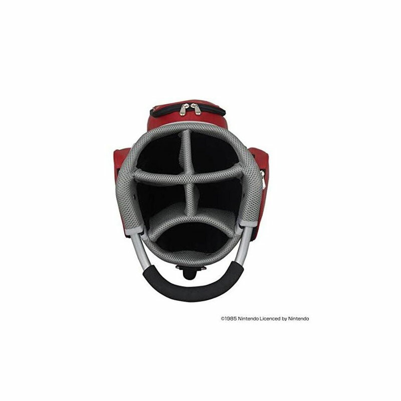 【楽天市場】スーパーマリオブラザーズ マリオ キャディバッグ SMCB002R 赤 レッド 9型 47インチ 5分割 2.9kg 軽量 ...