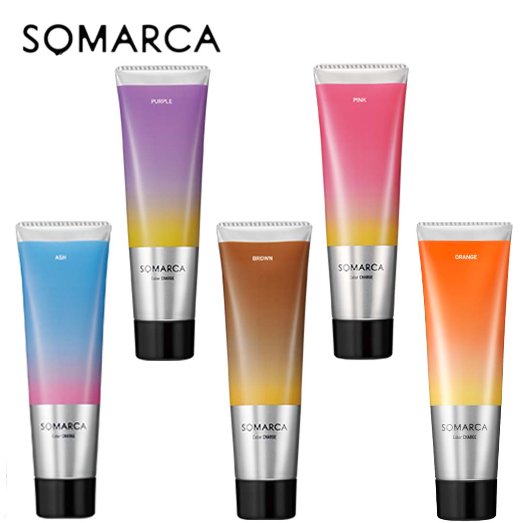 【楽天市場】hoyu SOMARCA ホーユー ソマルカ カラー チャージ トリートメント 130g パープル ピンク アッシュ ブラウン オレンジ ムラシャン カラー長持ち カラーキープ ...
