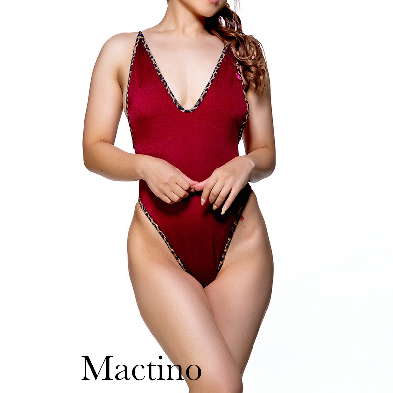 【楽天市場】ヒップシャーリングワンピース水着・バーガンディ：mactino