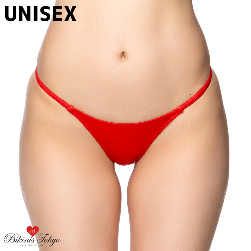 【楽天市場】男女兼用 日本製 【ユニセックス】Wet艶素材Tバックショーツ・レッド：mactino