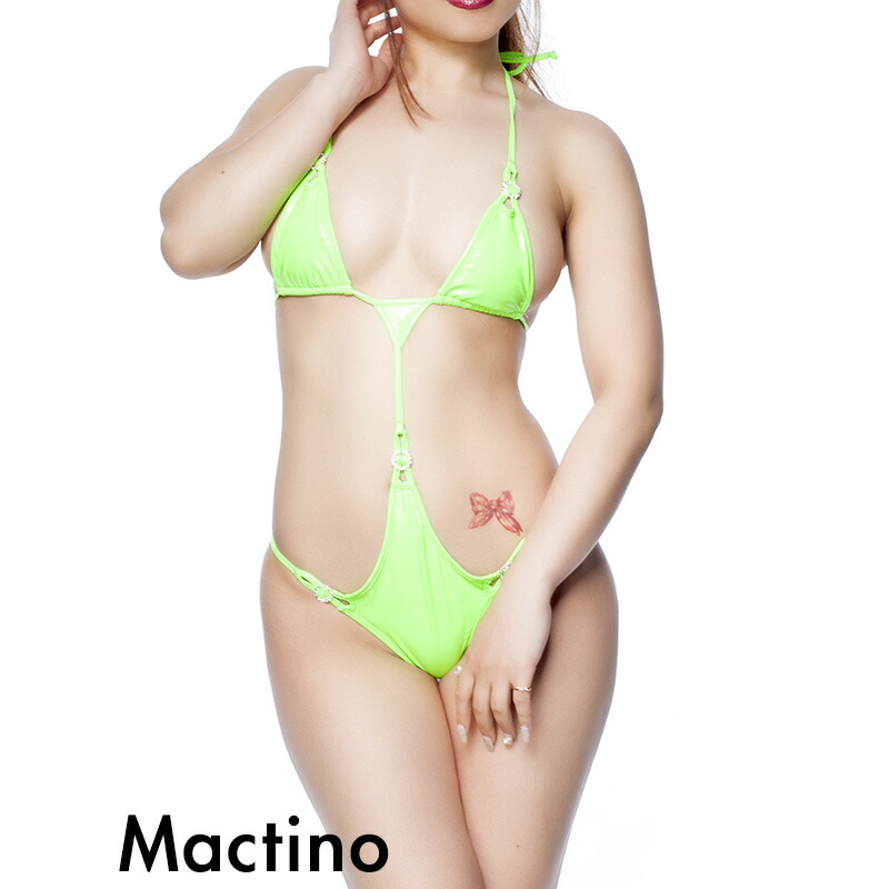 【楽天市場】セクシー インポート ヘイベイベー HeyBaby モノキニ [HEYBABY]ラインストーン付きTバックモノキニ・ライム セクシーコスチューム：mactino