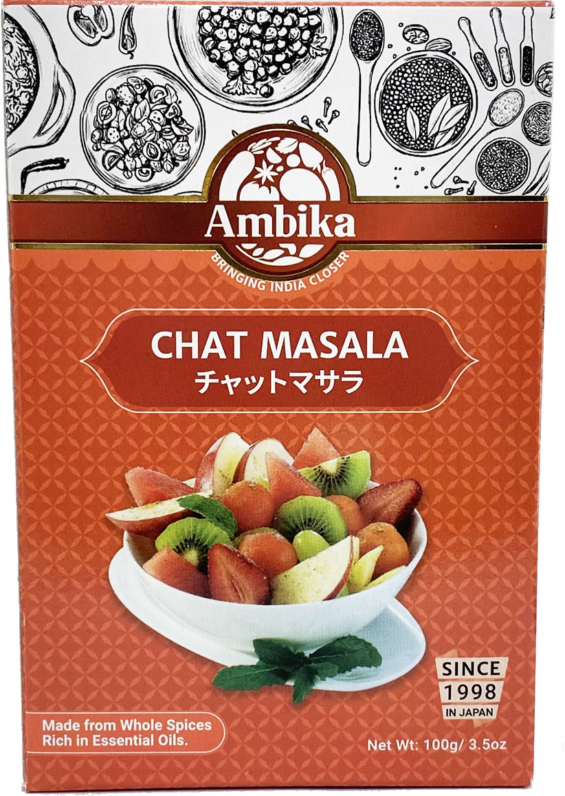 【楽天市場】アンビカ チャットマサラ 100g Ambika chat masara 送料無料(ポスト投函便) スパイス：マグーズショップ