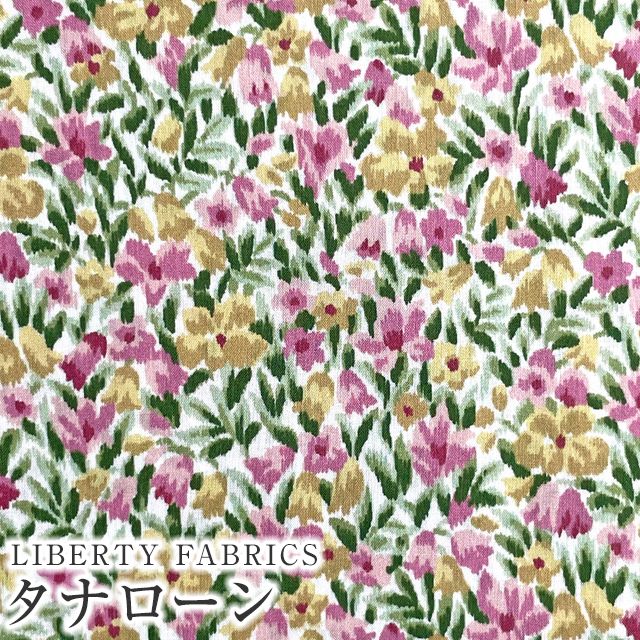 【楽天市場】LIBERTYリバティプリント 国産タナローン生地＜Rhea＞(リア)【ピンク】1223202-P23B《2023AW A ...
