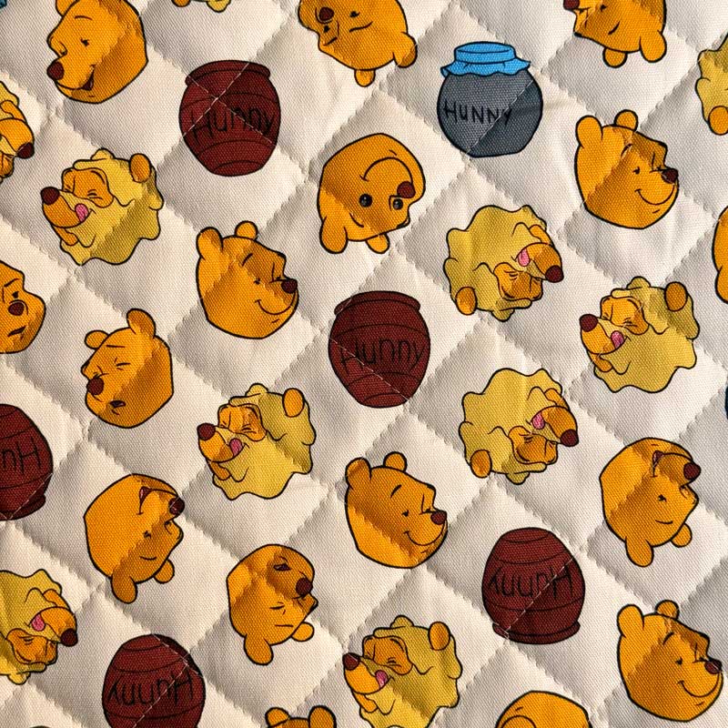 【楽天市場】キルティング くまのプーさん【ベージュ】オックスキルト生地ファブリック(キャラクター 生地 入園入学通園通学)ディズニー GRQ ...