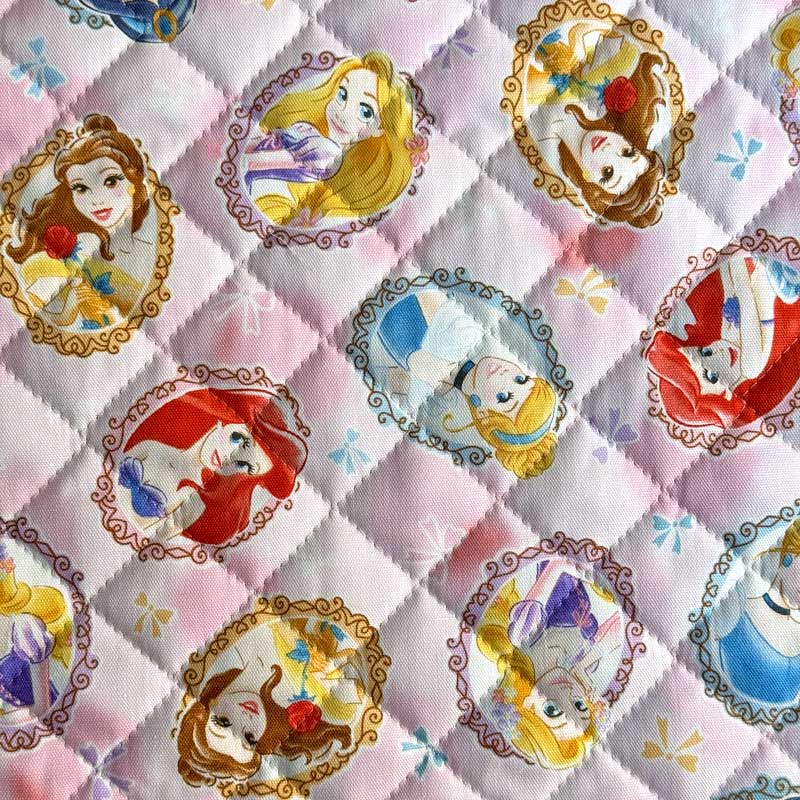 【楽天市場】キルティング ディズニープリンセス【ピンク】オックスキルト生地ファブリック(キャラクター 生地 入園入学通園通学)ディズニー ...