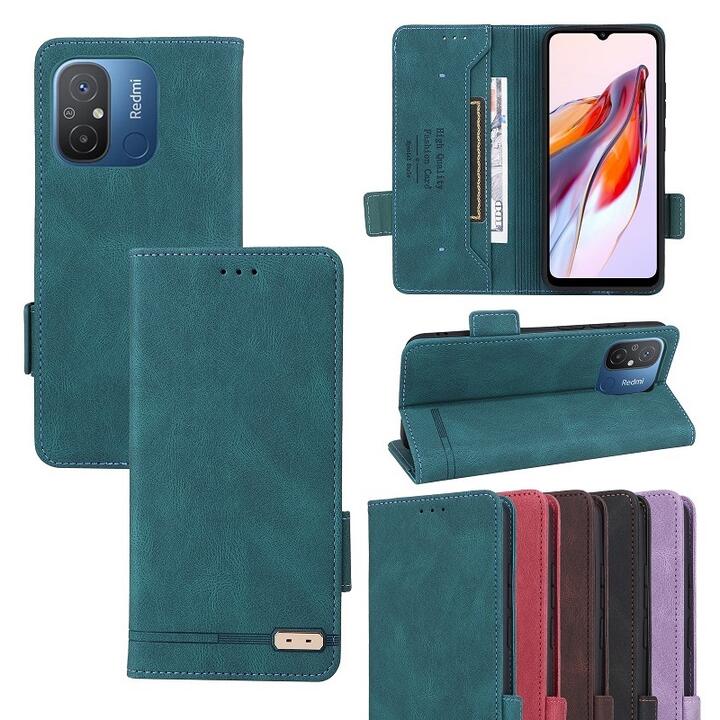 【楽天市場】Xiaomi Redmi 12C/11A用 PUレザー TPU連体 肌感触 手帳型 フリップ ケース スタンド機能 マグネット ...