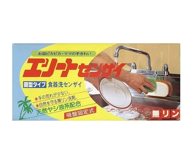 【楽天市場】【ニッシン化研】エリート洗剤（580g）食器用洗剤 天然ヤシ油 固形型：まいどドラッグ
