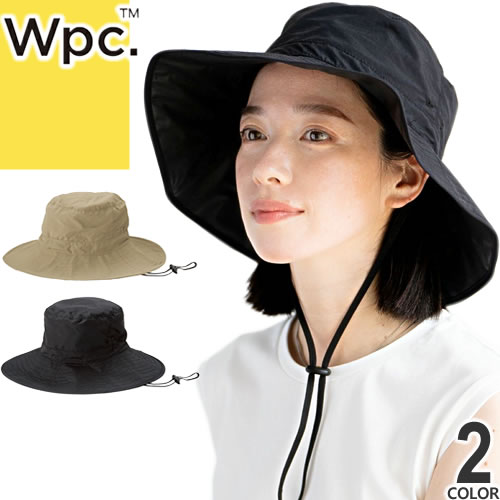 【楽天市場】wpc w.p.c 帽子 サファリハット レディース 2025年春夏新作 UVカット 撥水 遮光 パッカブル 大きいサイズ 涼しい ...
