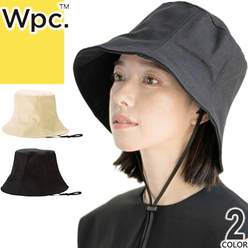 【楽天市場】wpc w.p.c 帽子 UVカット バケットハット レディース 2025年春夏新作 遮光 紐付き 大きいサイズ 涼しい ブランド ...