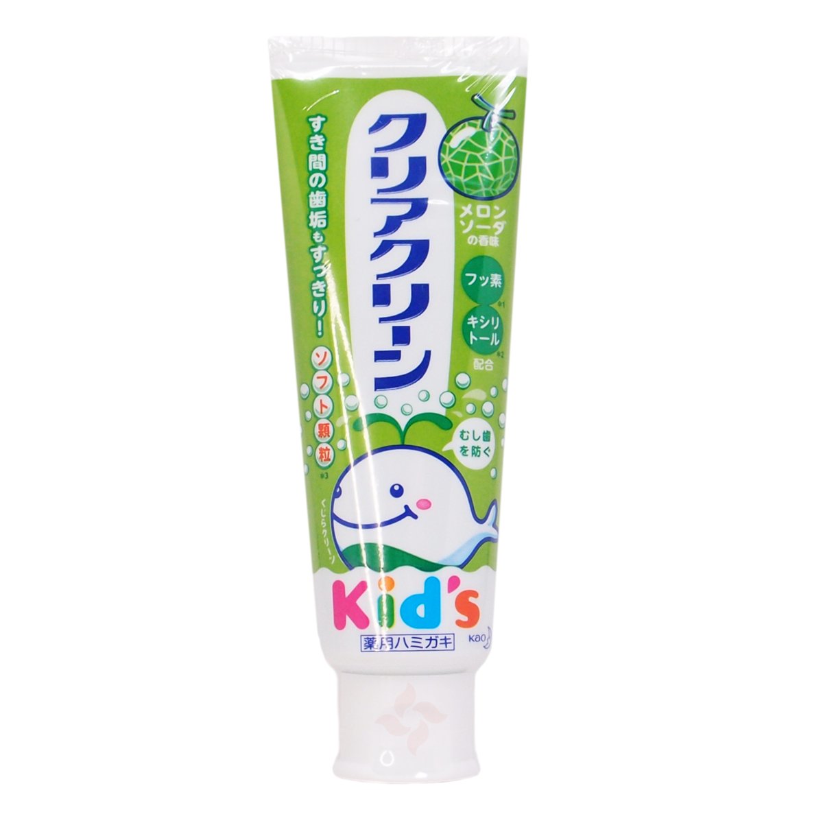 【楽天市場】クリアクリーン キッズ メロンソーダ味 70g 歯磨き粉 はみがき メロン味 就寝前 歯 子供はみがき 子供：マイドラ生活総合館
