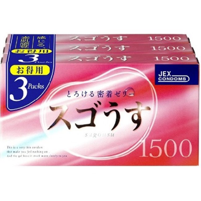 【楽天市場】スゴうす1500 (12個入×3P) 避妊具：マイドラ生活総合館