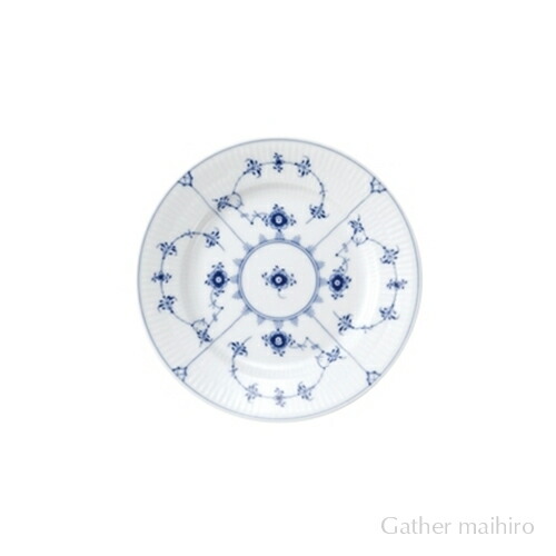 【楽天市場】ロイヤルコペンハーゲン ROYAL COPENHAGENブルーフルーテッド プレインプレート 17cm 101-617 ...