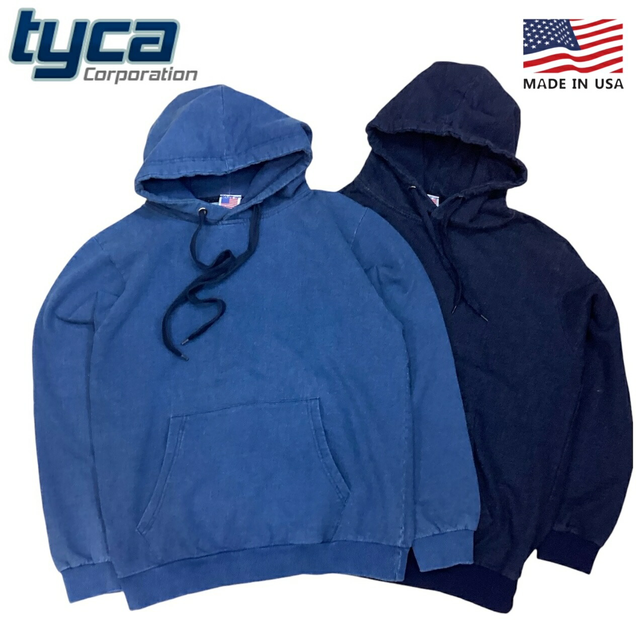 【楽天市場】アメリカ製 送料無料 TYCA【タイカ】INDIGO PULL HOOD SWEAT インディゴ プルフード スウェット メンズ(男性用)【smtb-m】：インポートショップ メイン