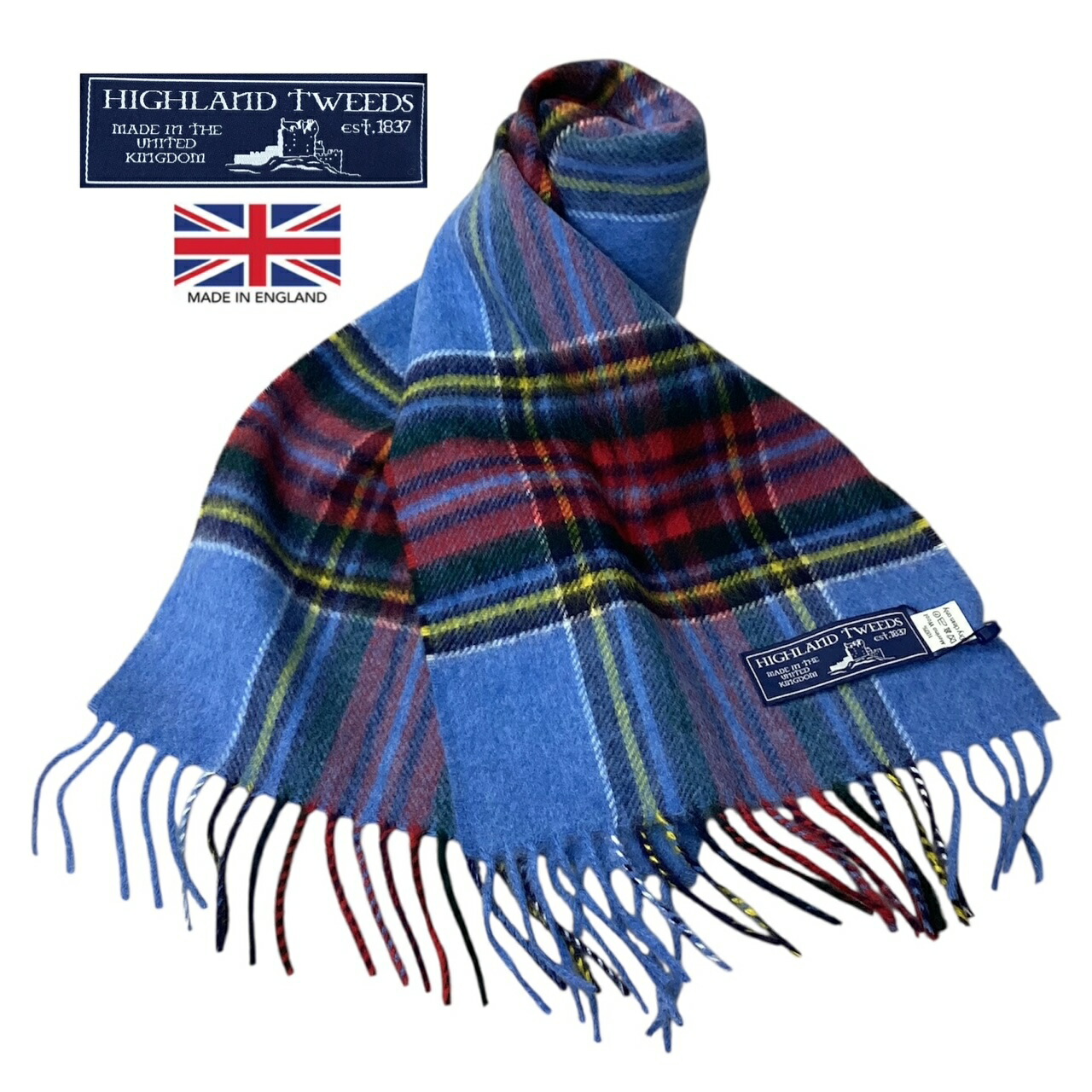 【楽天市場】イギリス製 送料無料 HIGHLAND TWEEDS【ハイランドツイード】BRONTE【ブロンテ】BLUEVINTAGEST ...