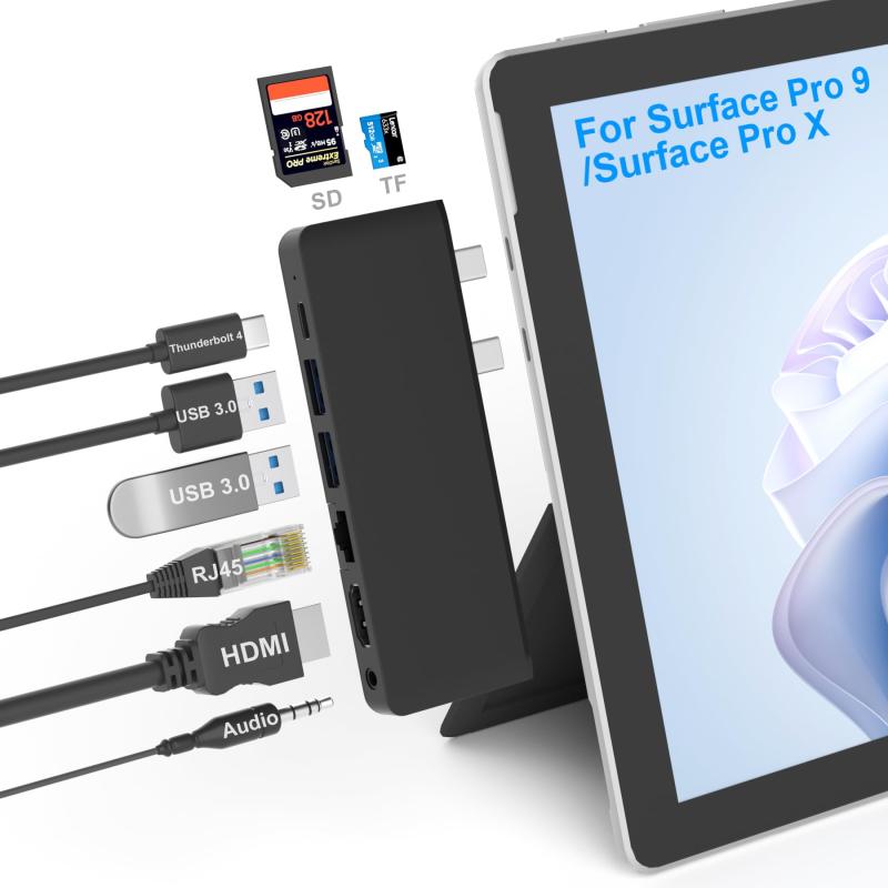 【楽天市場】Surface Pro 6 /Pro 5 /Pro 4 USB ハブ：メゾンクローバー